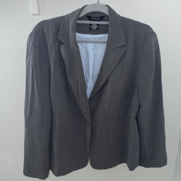 George | Jackets & Coats | George Stretch Grey Blazer Suit Jacket ...